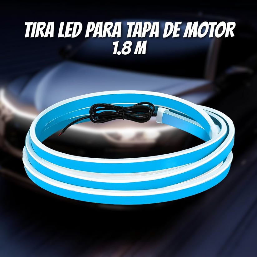 TIRA LED DINÁMICA FLEXIBLE PARA CAPÓ DE AUTO – SMART.